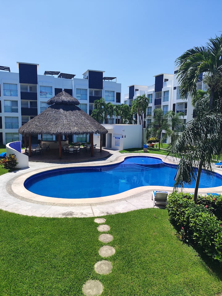 Hermoso Departamento Con Terraza Privada - Manzanillo