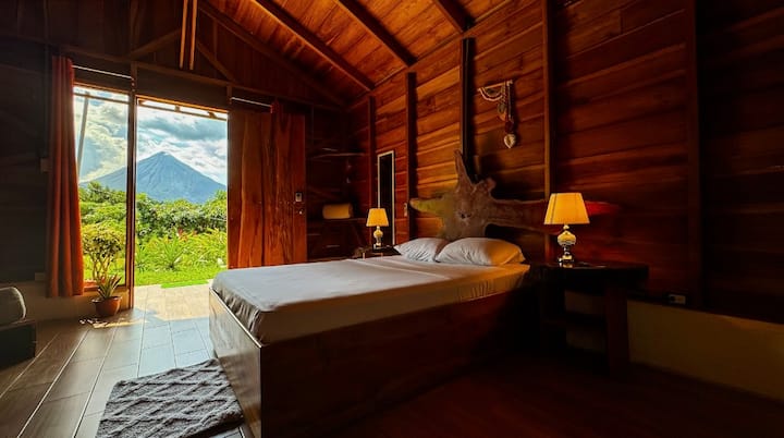 Cabaña Rústica éL Cedro A/c , Tv , Wifi - Costa Rica