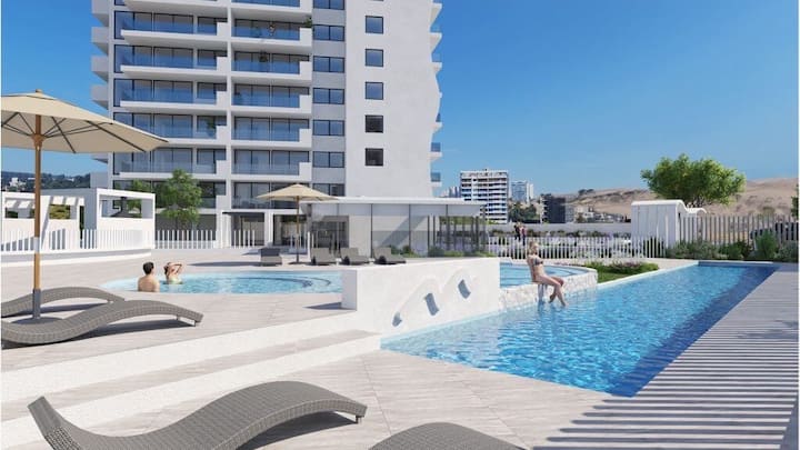 Departamento Nuevo Y Elegante. - Viña del Mar