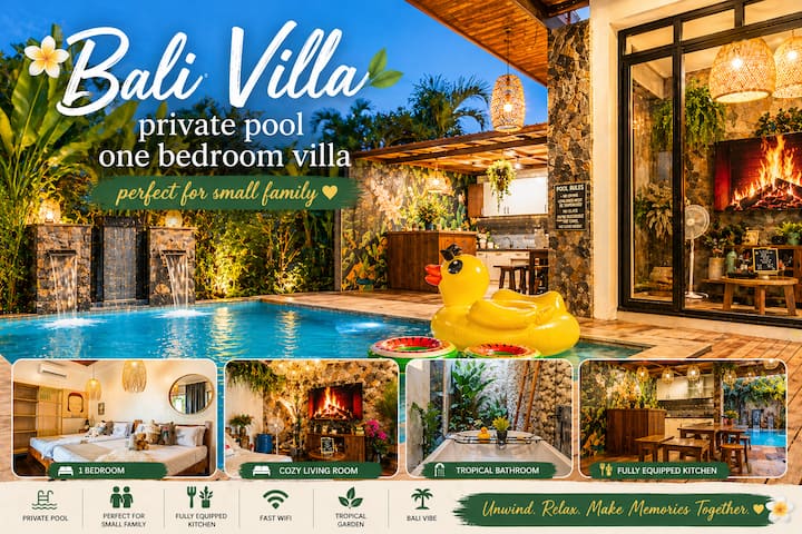 Bali Private Pool Villa - 5 Min From Tagaytay - Amadeo
