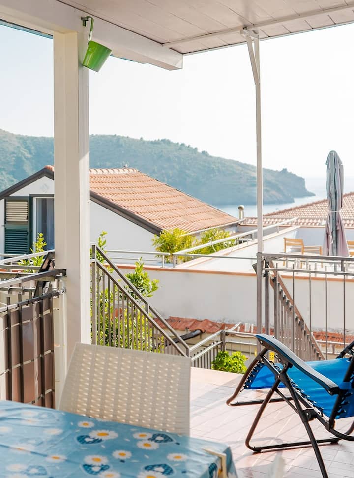 Appartamento Vista Mare Con Terrazza Panoramica - Palinuro