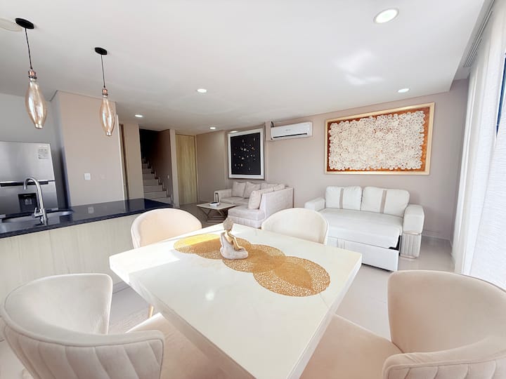 New Duplex 4br A 5 Min Centro + Playa + Piscina - Cartagena, Colombia