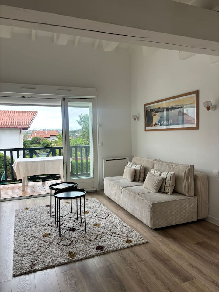 Bihotz- Bidart, Piscine, Terrasse, Parking - - Guéthary