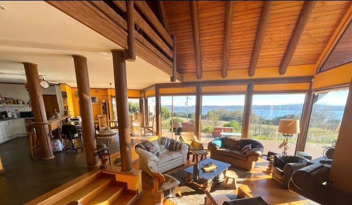Gran Casa Con Espectacular Vista - Villarrica