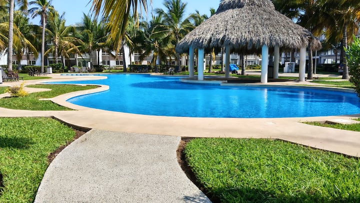 Aries Beach Club 3 Min From The Beach + A/a - Acapulco