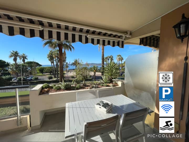 F3 Front De Mer Avec Clim Wifi Piscine Parking 3* - Saint-Raphaël
