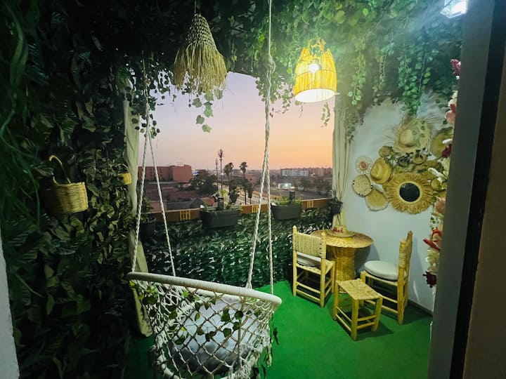 Splendido Appartamento A Marrakech Avec Piscine - Marrakech