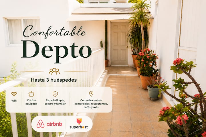Confortable Depto. Céntrico - Querétaro