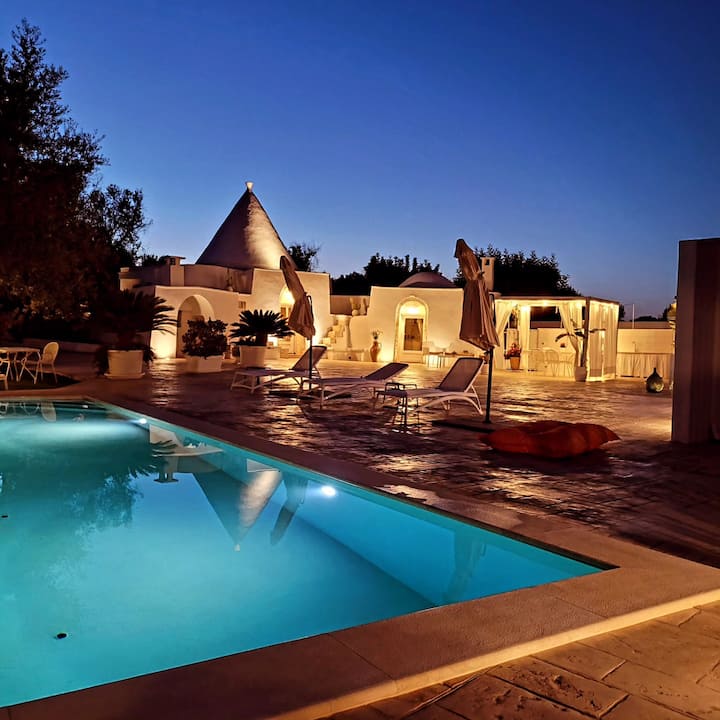 Trullo Il Gelso Saltwater Pool And Jacuzzi Inside - San Vito dei Normanni
