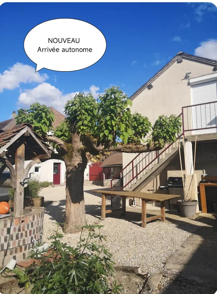 La Dépendance 
Studio Au Calme à La Campagne. - Appoigny