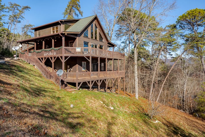Private Views Hottub Pets Central - Murphy, NC