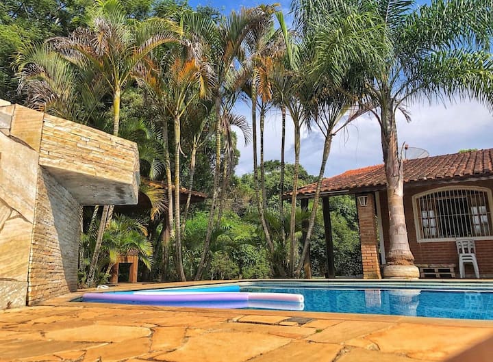 Chácara Com Piscina Em Atibaia, 1 Hora De Sp! - Atibaia