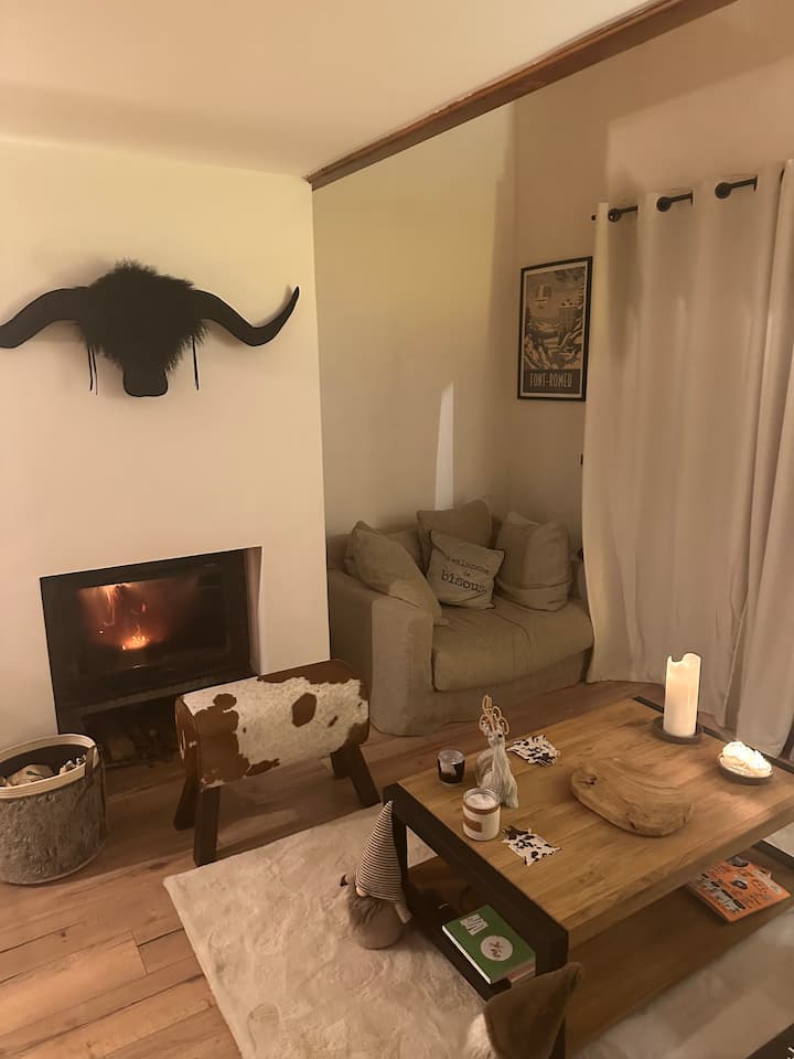 Chalet Avec Cheminée. Vue Imprenable Montagnes - Font-Romeu-Odeillo-Via