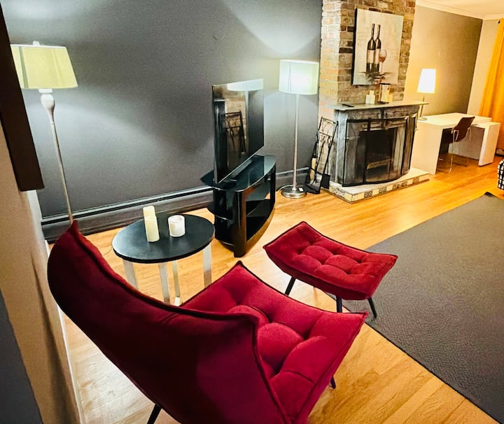 Modern& Spacious 1br In Lake View• Walk To All - シカゴ