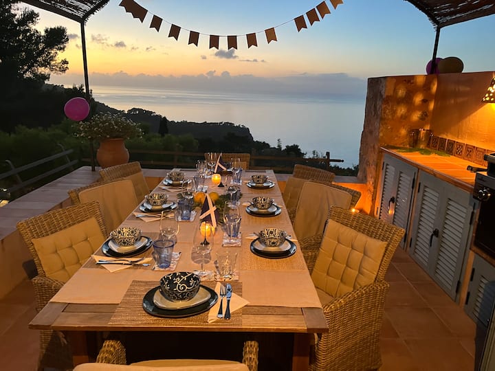 Fabulous Sea View Villa In Deià, Pool, Ac, Wifi - Valldemossa