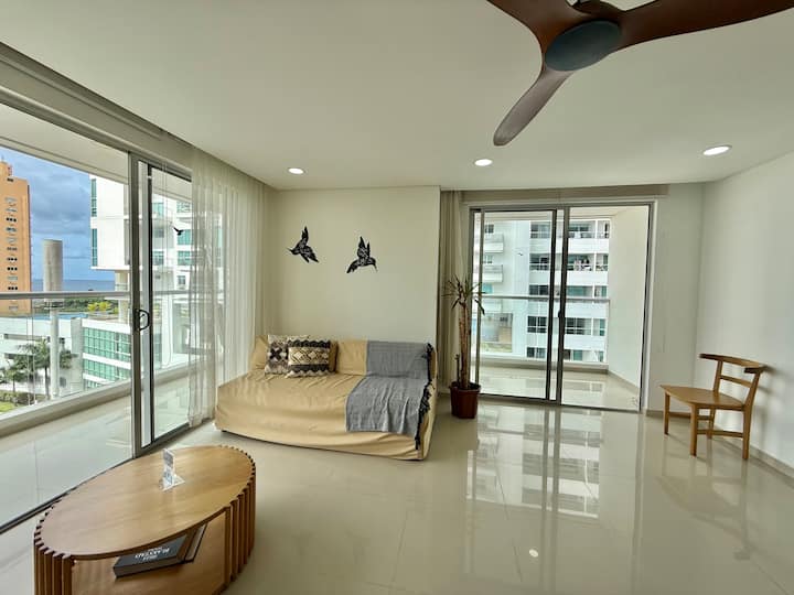 4 Hab + Vista Al Mar | Piscina + Rooftop + Gym - Cartagena, Colombia