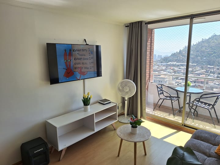 22 Amplio Depto. Familiar A Una Cuadra Del Metro - Providencia, Chile