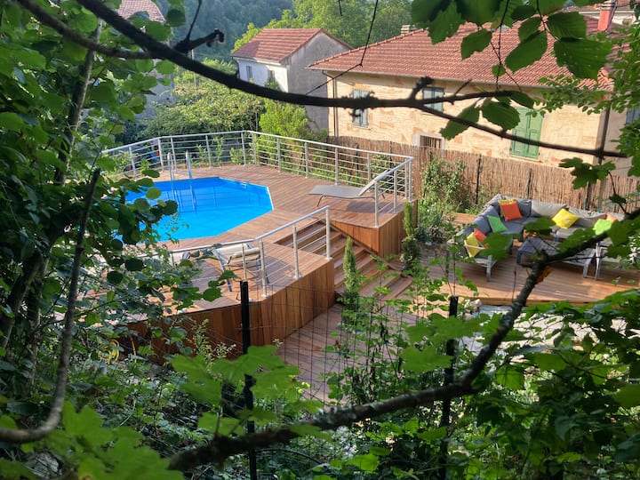 Proche Des 5 Terres, Maison De Village, Sa Piscine - Vernazza