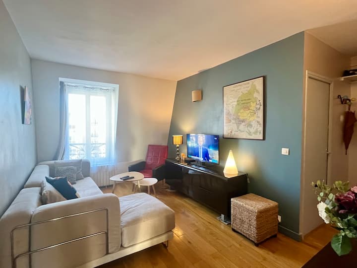 Appartement Lumineux, 2 Chambres Très Bien Placé - París