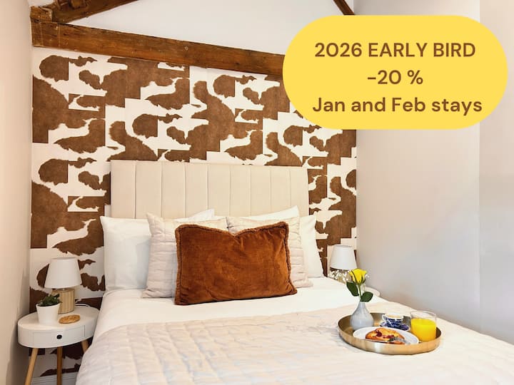 Courtyard Escape - Sleeps 5,free Parking,1tb Wi-fi - Knaresborough