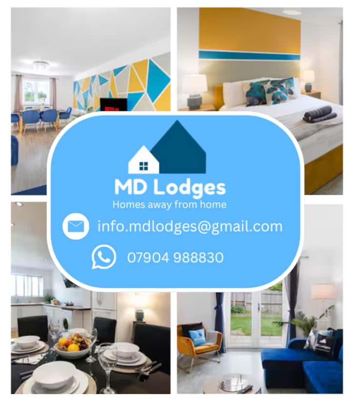 Comfortable 5br Family Home | Accommodates Up To 7 - Peterborough, Royaume-Uni