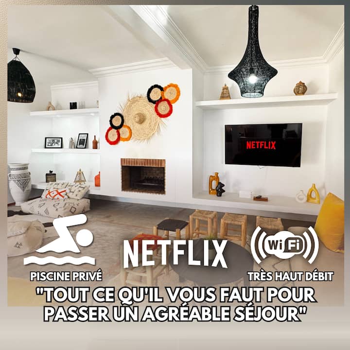 Best Villa Avec Piscine Privée 9 Min Du Centre - 마라케시