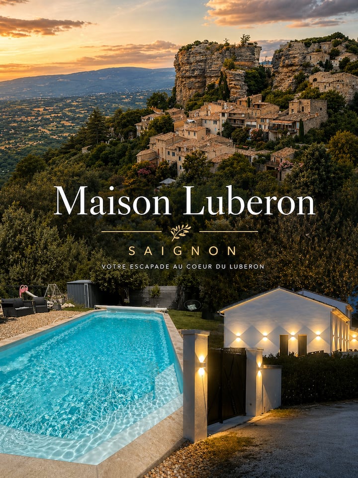 Maison Luberon/saignon/piscine Chauffée/climatisée - Apt