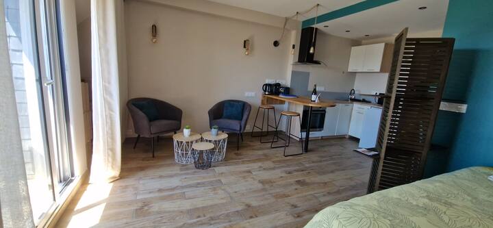 Appartement Avec Balcon, Vue Mer & Piscine - Penmarch