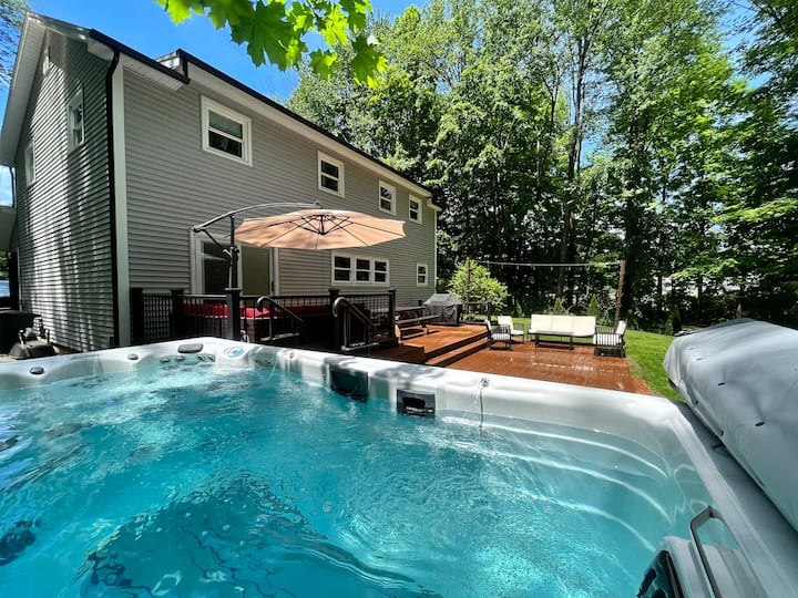 Spac, Track, Casino, Swim Spa, Bar & Fire Pit! - 薩拉託加斯普林斯