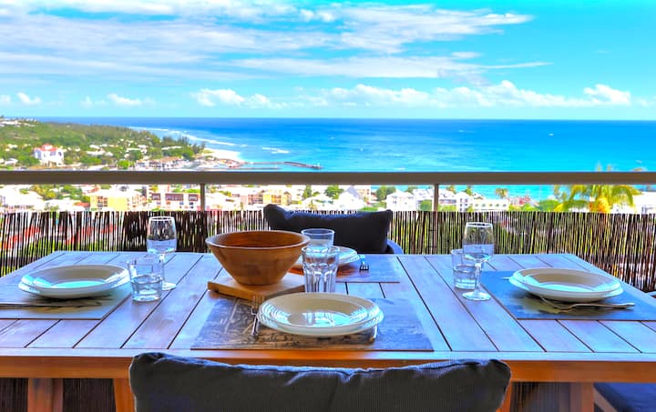 L'horizon - Duplex Superbe Vue Mer - Saint-Gilles les Bains