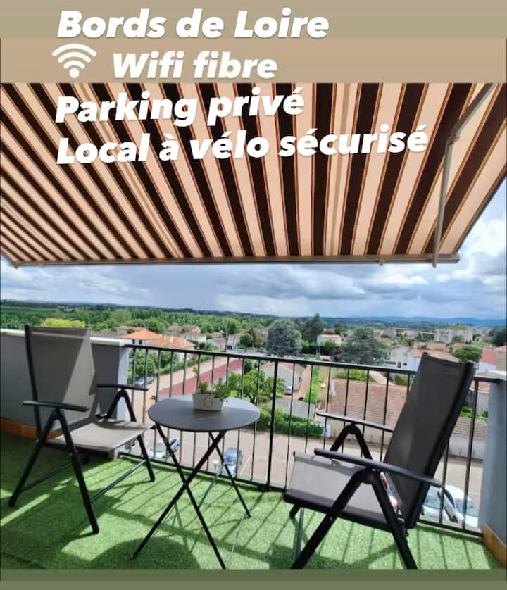 Grand Appartement Bord De Loire.
Parking Privé - Ibis Budget Roanne Hôtel