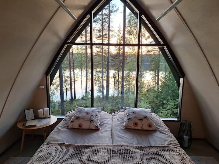 Private Lakefront Dome Cabin – Sauna & Breakfast - Hankasalmi