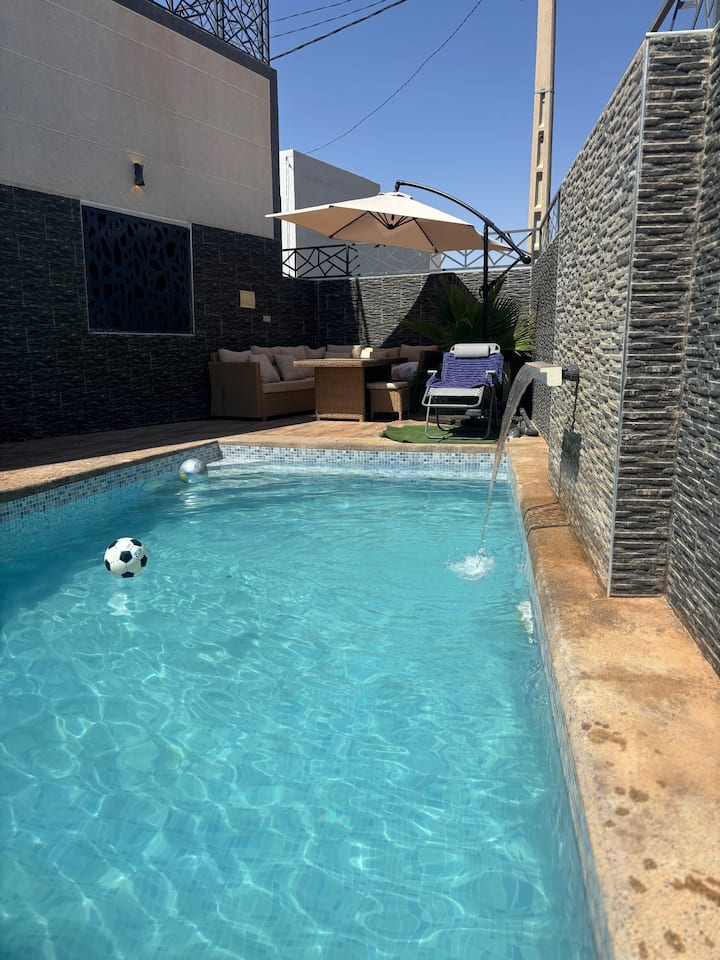 Villa Aziza Piscine Privée Sans Vis à Vis à Oujda - Oujda