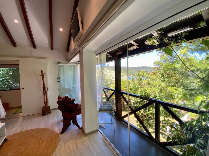 Chalé Privado, Vista Rio E Piscina Aquecida - Tábua