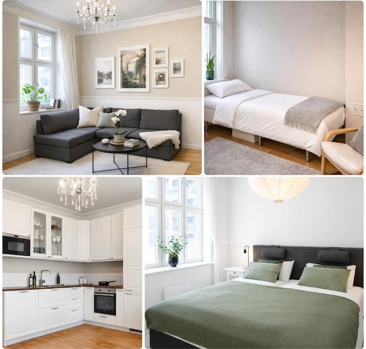 Bright 2br Apt | Grünerløkka, Oslo - Oslo