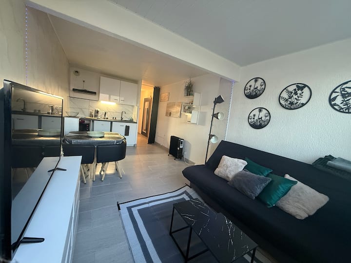 Studio Cabine Pour 4 Personnes à La Tamarissiére - Plage Portiragnes