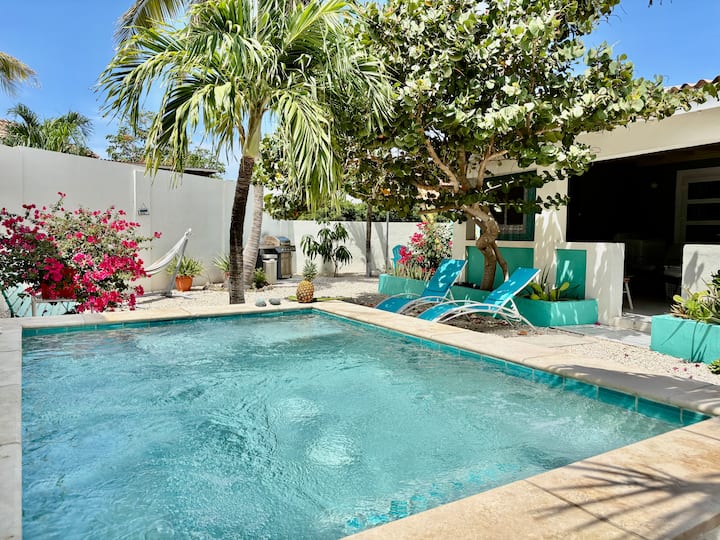 Fantastic Private Tropical Villa In Palm Beach - Aruba
