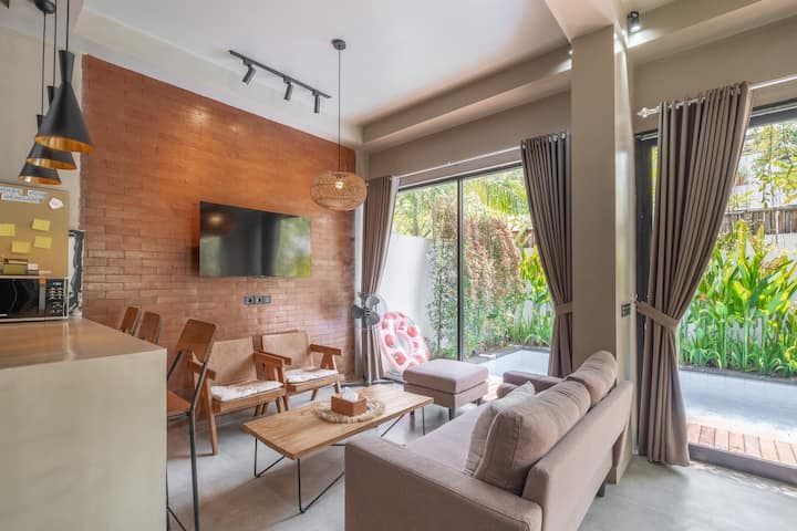 Villa Mochi : 2ch Piscine Privée Moderne Canggu - Canggu