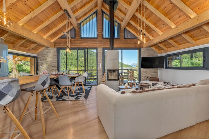 Chalet De Standing Vue Exceptionnelle Montagne - Les Orres