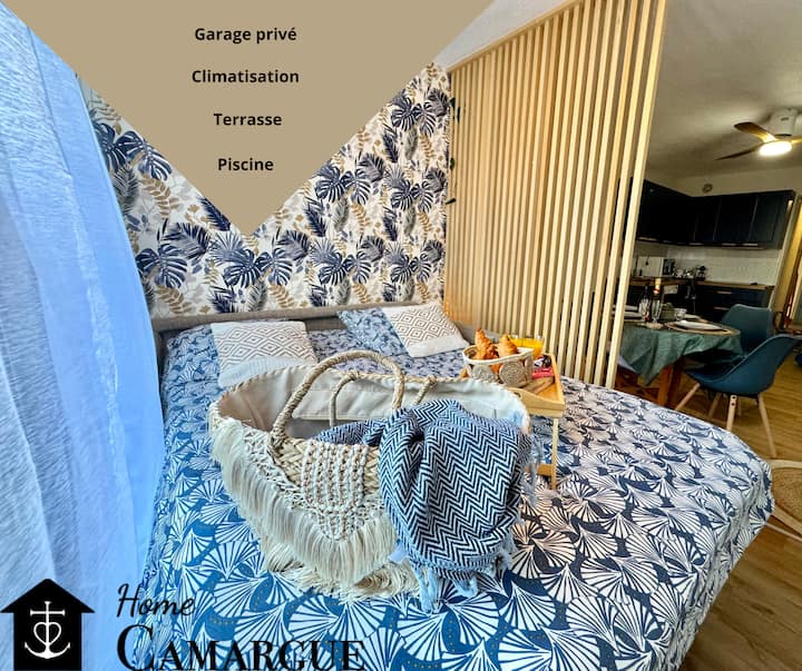 *La Brise Marine*piscine*parking*clim*wifi - Le Grau-du-Roi