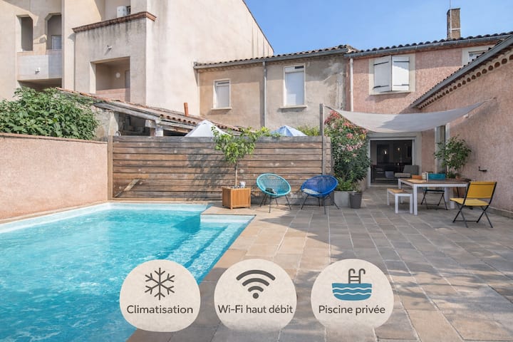 Les Lauriers - 3 Chambres  Hyper-centre Et Piscine - Castres