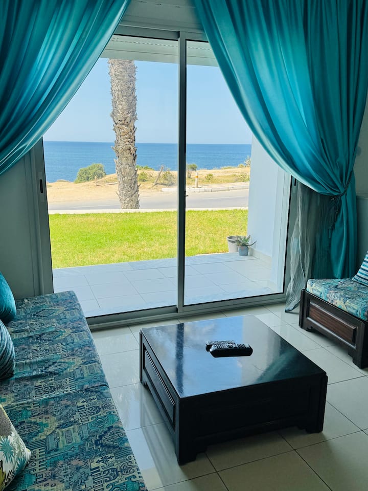 Appartement S1 Vue Sur Mer Avec Terrasse - Monastir