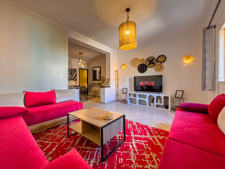 Medina Place 2-br, Private Rooftop - Heart Of City - Marrakech