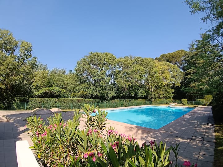 Appart 100m² Terrasse, Piscine, Parking Gratuit - Venelles
