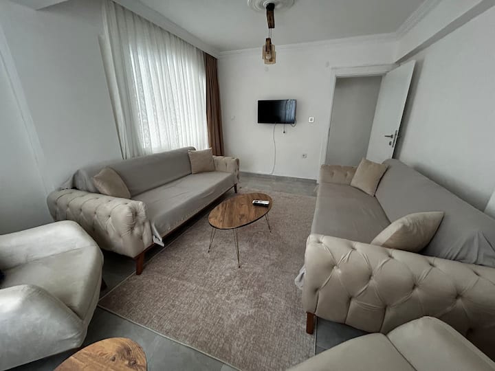 Sarımsaklı’da Klimalı Bahçeli Denize 150m 2+1 Ev - Ayvalık