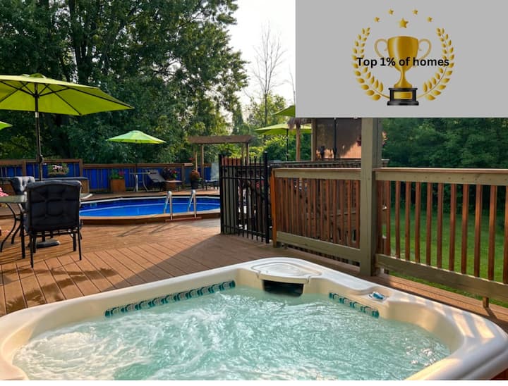 Secret Room, Hot Tub, Fireplace, In Buffalo Suburb - University at Buffalo, Buffalo