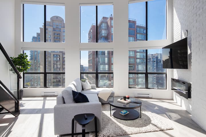 Luxury Loft With Free Parking Near Yaletown - Vancouver