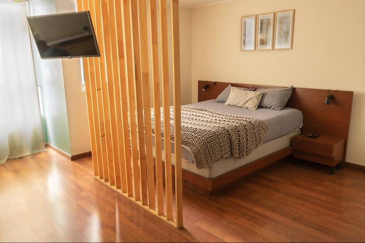 Estudio Moderno I - Comodidad Y Paz - Metro Moneda - Santiago