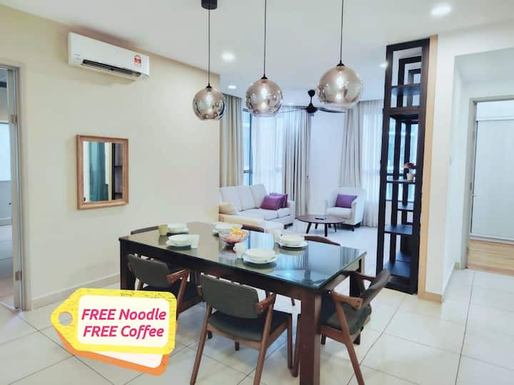 Convenientcityhaven 3br <Privatelift>lrtmidvalley - Petaling Jaya