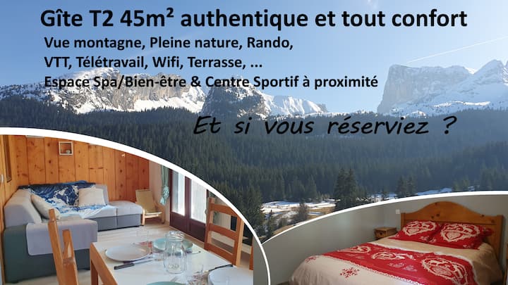 Gîte T2 Confort Proche Station - Hautes-Alpes